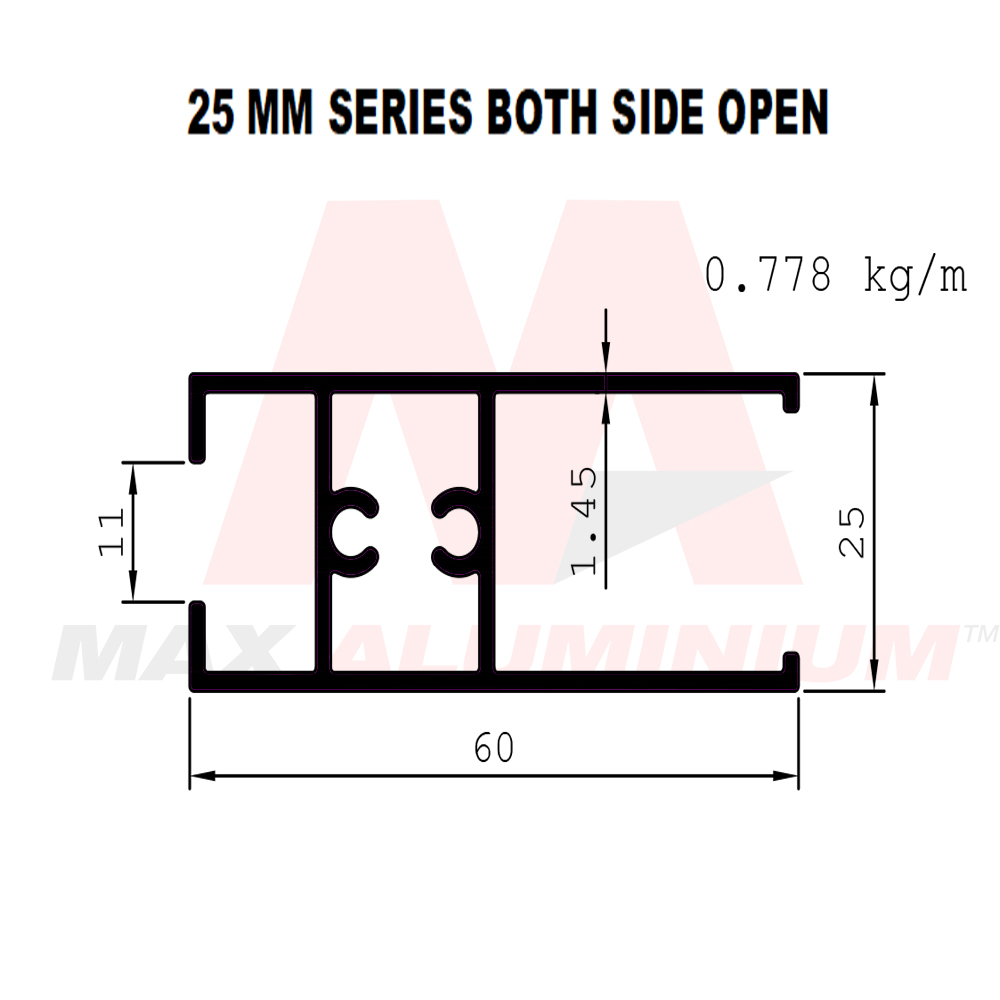 Sliding and Openable Window Profiles - Max Aluminium