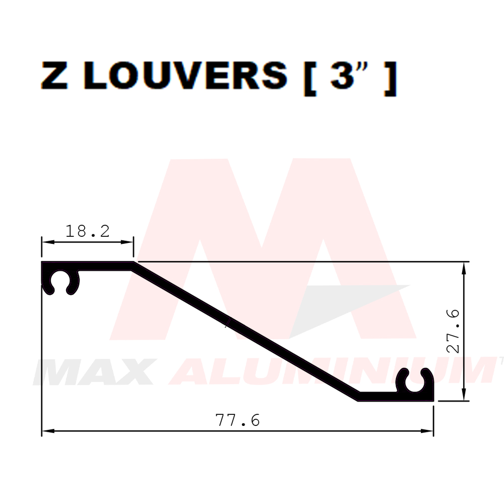 LOUVERS & SKYLIGHT PROFILE - Max Aluminium