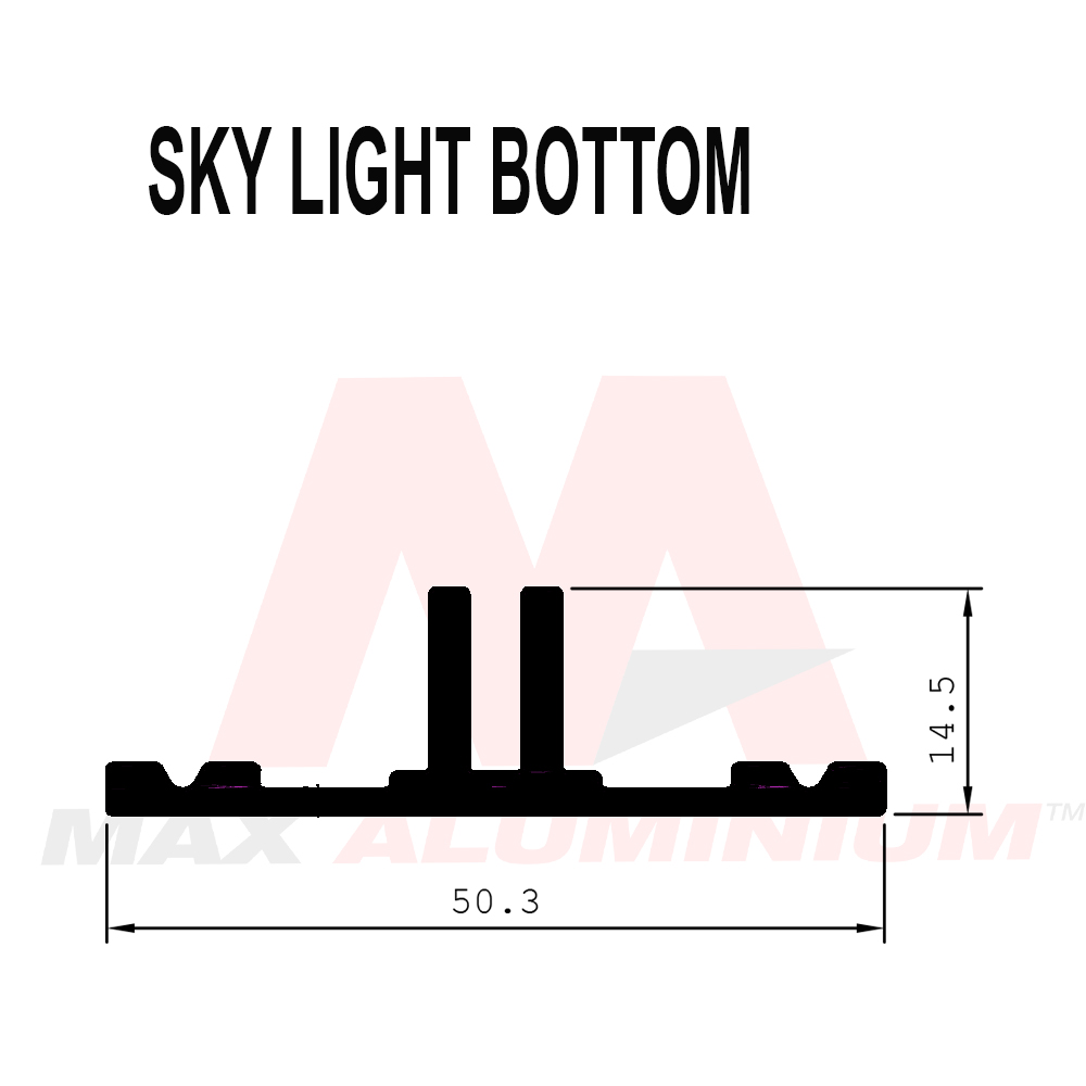 LOUVERS & SKYLIGHT PROFILE - Max Aluminium